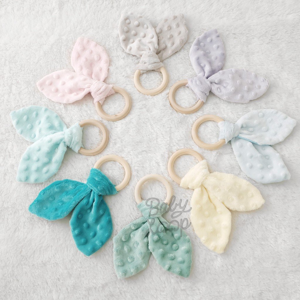 Bunny Wooden Teether - Baby Loop