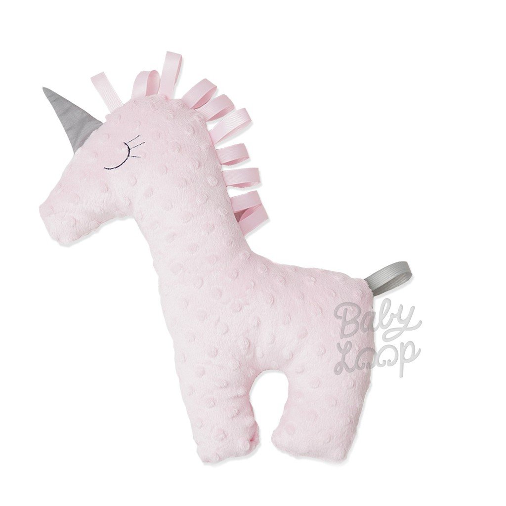 Unicorn Pink Minky Doll - Baby Loop